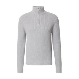 DAN FOX APPAREL Pullover 'Leart' Herren Gr&ouml;&szlig;e S graumeliert