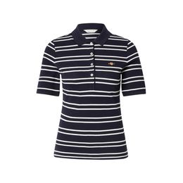 Gant Poloshirt Damen Gr&ouml;&szlig;e S dunkelblau / wei&szlig;