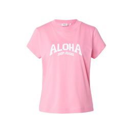 JOOP! Jeans T-Shirt 'Toyah' Damen Gr&ouml;&szlig;e S rosa / wei&szlig;