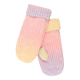 Only Girls Handschuhe 'NEW TILDE' M&auml;dchen Gr&ouml;&szlig;e XXL gelb / lilameliert / koralle / wei&szlig;
