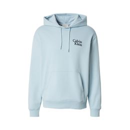 Calvin Klein Jeans Sweatshirt Herren Gr&ouml;&szlig;e S hellblau / schwarz