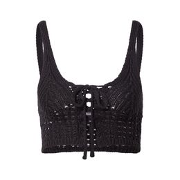 Missguided Stricktop Damen Gr&ouml;&szlig;e M/L schwarz