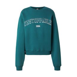 Tally Weijl Sweatshirt Damen Gr&ouml;&szlig;e M cyanblau / rosa