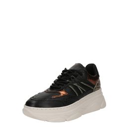 PS Poelman Sneaker 'Jana' Damen Gr&ouml;&szlig;e 38 hellbeige / bronze / schwarz