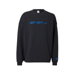 Nike Sportswear Sweatshirt 'CLUB' Herren Gr&ouml;&szlig;e L blau / schwarz