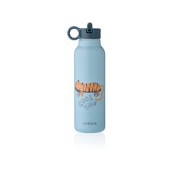 Liewood Wasserflasche 'Falk 500 ml' Jungen Gr&ouml;&szlig;e One Size hellblau / petrol / orange