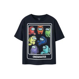 name it T-Shirt 'NKMFABRON AMONGUS' Jungen Gr&ouml;&szlig;e 158/164 navy / gelb / rot / wei&szlig;