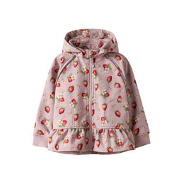Name It Jacke 'NMFALFA08' M&auml;dchen Gr&ouml;&szlig;e 110 gr&uuml;n / mauve / rot / wei&szlig;