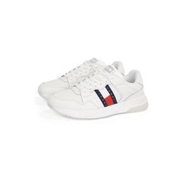 Tommy Jeans Sneaker 'RETRO CASUAL RUNNER' Herren Gr&ouml;&szlig;e 46 creme / navy / rot