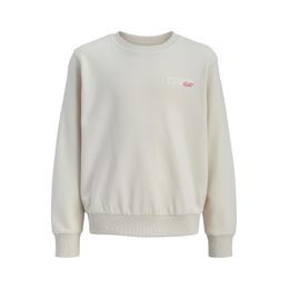 Jj Rebel Sweatshirt 'JREBHAYDEN' Jungen Gr&ouml;&szlig;e 152 kitt / dunkelrot / wei&szlig;