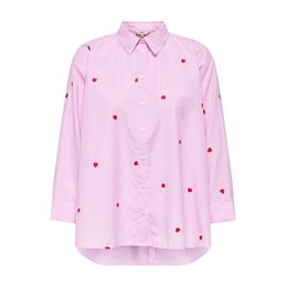 Only Blouse 'ONLNew Lina Grace' female size XXL Light blue / Red / White