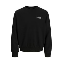 Jj Rebel Sweatshirt 'JREBHAYDEN' Herren Gr&ouml;&szlig;e M schwarz / wei&szlig;
