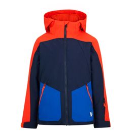 Ziener Kinder Skijacke "ARNU-Z jacket junior"schwarz navy, Gr. 128, Obermaterial: 100% Polyester; Obermaterial 2: 100% Polyester; Futter: 100%