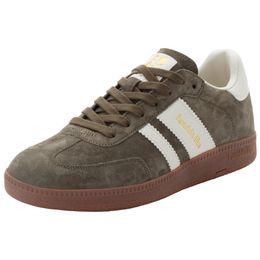 Pantofola d'Oro PANTOFOLA D ́ORO Herren Sneaker "BALLARE", Gr. 42, gelb, Leder, Schuhe