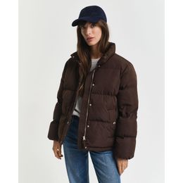 Gant Damen Steppjacke "ACTIVE CLOUD JACKET"deep braun, Gr. L, Web, Obermaterial: 100% Polyester, Jacken, Winterjacke, mit Stehkragen, regular fit