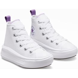 Converse M&auml;dchen Sneaker "CHUCK TAYLOR ALL STAR MOVE PLATFORM", Gr. 28, wei&szlig;, Textil, Schuhe