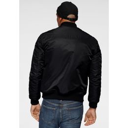 Lonsdale Herren Bomberjacke "TERN HILL", schwarz, Gr. XXL, unifarben, Obermaterial: 100% Polyamid. Futter: 100% Polyester. Wattierung: 100%