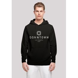 F4NT4STIC Herren Kapuzenpullover "Downtown LA HOODIE", schwarz, Gr. XXL, Obermaterial: 50% Baumwolle, 50% Polyester, Pullover, Print