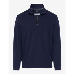 Brax Herren Sweatshirt Style SULLY marine, Blau, Gr. L
