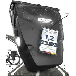 B&uuml;chel B&uuml;chel Gep&auml;cktr&auml;gertasche 100 % Wasserdicht inkl. Halterungssystem schwarz 25,4 L