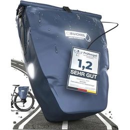 B&uuml;chel B&uuml;chel Gep&auml;cktr&auml;gertasche 100 % Wasserdicht inkl. Halterungssystem dress blues 25,4 L