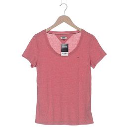 Tommy Jeans T-Shirt Damen Gr&ouml;&szlig;e L Second Hand rot