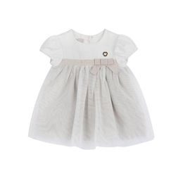 Chicco Kleid M&auml;dchen Gr&ouml;&szlig;e 72 grau / wei&szlig;