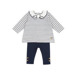 Chicco Set: Shirt und Hose M&auml;dchen Gr&ouml;&szlig;e 62 navy / wei&szlig;