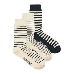 Jack & Jones Jack & Jones Socks 'JACGALE' male Beige, Black size One Size