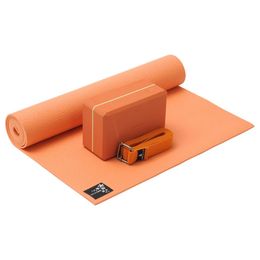 YOGISTAR.COM Yoga-set Kick It - One Herren Gr&ouml;&szlig;e 7 dunkelorange