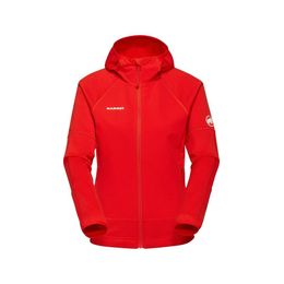 Mammut Funktionsfleecejacke 'Massone' Damen Gr&ouml;&szlig;e XL feuerrot / wei&szlig;