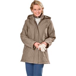 Damen Outdoorjacke taupe, Gr&ouml;&szlig;e 42