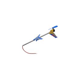 Carrera - Heck Set inkl. Motor f&uuml;r Helikopter Blue Hawk (501009)