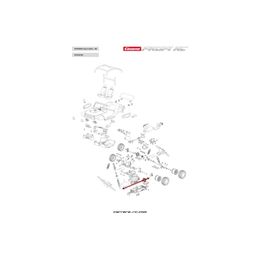 Carrera - 2x Differenzialzahnrad f&uuml;r Mittelantriebswelle incl. Schrauben und Kugellager - Profi RC