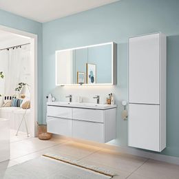 Villeroy & Boch Villeroy & Boch Subway 3.0 Schrank mit Doppelwaschtisch, mit Spiegelschrank My View Now, 4A71D501+C568L0VE+A4571300, My View Now