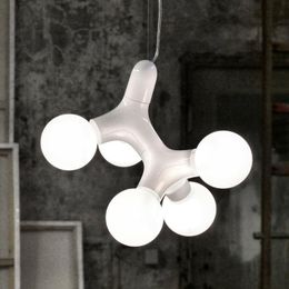 next DNA Pendelleuchte 5-flammig, E27, DNA-PL-DOUBLE-5-WG,