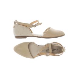 Toms Shoes TOMS Ballerina Damen Gr&ouml;&szlig;e 38.5 Second Hand beige