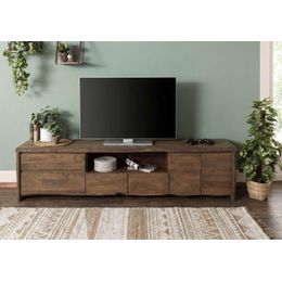 TV-Board Mango 260x45x50 braun ge&ouml;lt PURE MANGO #225