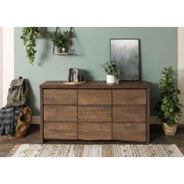 Sideboard Mango 146x45x80 braun ge&ouml;lt PURE MANGO #216