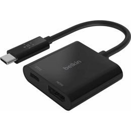 Belkin Laptop-Adapter "USB-C auf HDMI-Adapter mit 60 W PD", schwarz, Adapter