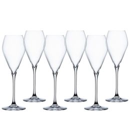 Champagnerglas Spiegelau "Champagnergl&auml;ser Sparkling Party 230 ml 6er Set transparent", bunt (transparent), B:7,2cm H:21,5cm &Oslash;:7,2cm, Glas, Trinkgef&auml;&szlig;e, Sp&uuml;lmaschinenfest