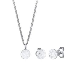 Elli Jewelry Set 'Pl&auml;ttchen' female Silver size 42