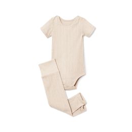 Tchibo - Baby-Body und -Leggings - Baby - Gr. 74/80 - creme