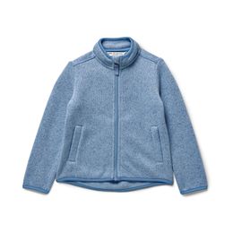 Tchibo - Kinder-Strickfleecejacke - Baby - Gr. 86/92 - blau