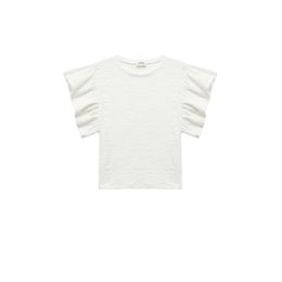 KOTON Bluse M&auml;dchen Gr&ouml;&szlig;e 122/128 offwhite