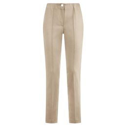 Fadenmeister Berlin - Kn&ouml;chellange Slim Fit-Hose, beige, Gr. 44 / L - Baumwolle