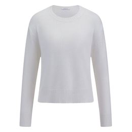 Peter Hahn - Rundhals-Pullover, weiss, Gr. 42 / M
