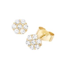 Luigi Merano Earrings 'Rund' female Gold size One Size