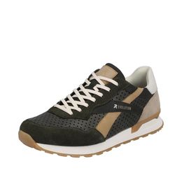 Rieker Sport Schn&uuml;rschuh Herren Gr&ouml;&szlig;e 45 sand / dunkelgr&uuml;n
