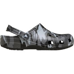 Crocs Classic Camouflage Clog Unisex Allround Schuhe dunkelgrau 46-47 - Herrenschuhe